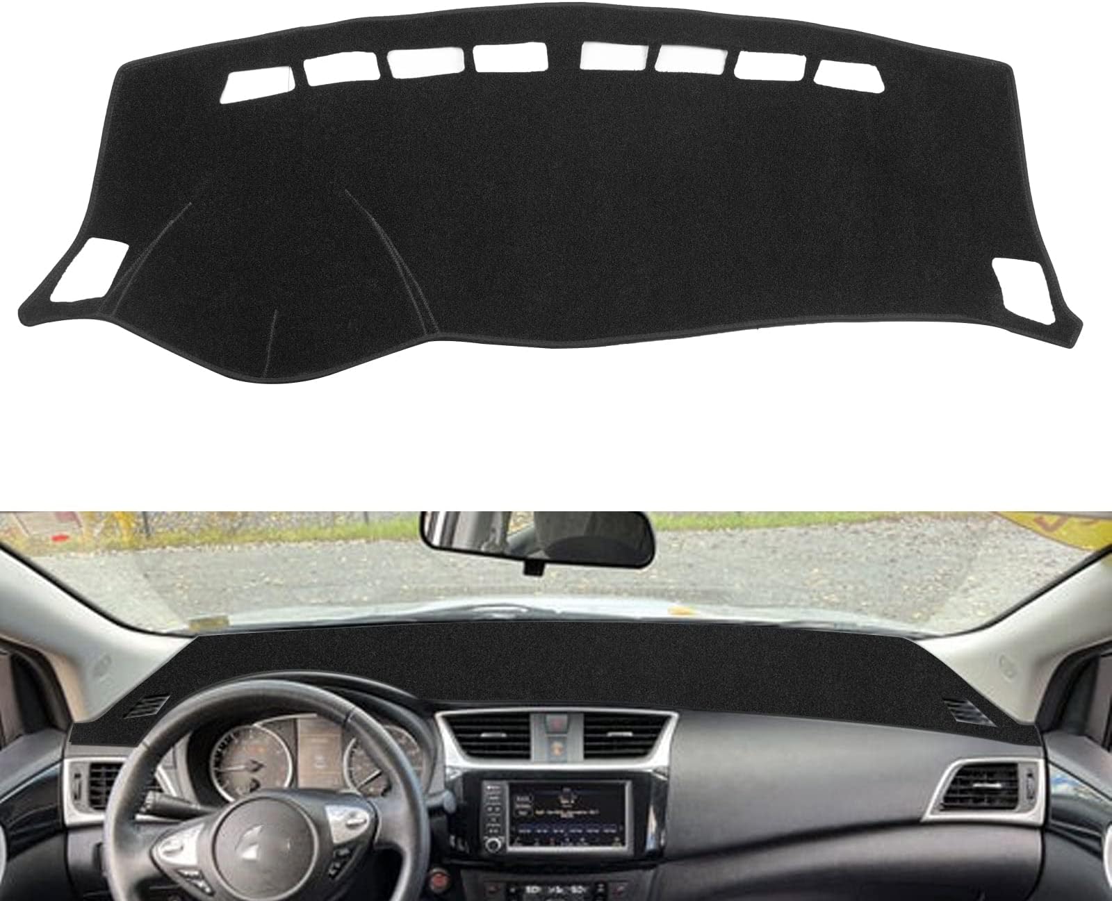 Amazon.com: Xotic Tech Center Console Dashboard Mat Pre-Cut Non-Slip ...