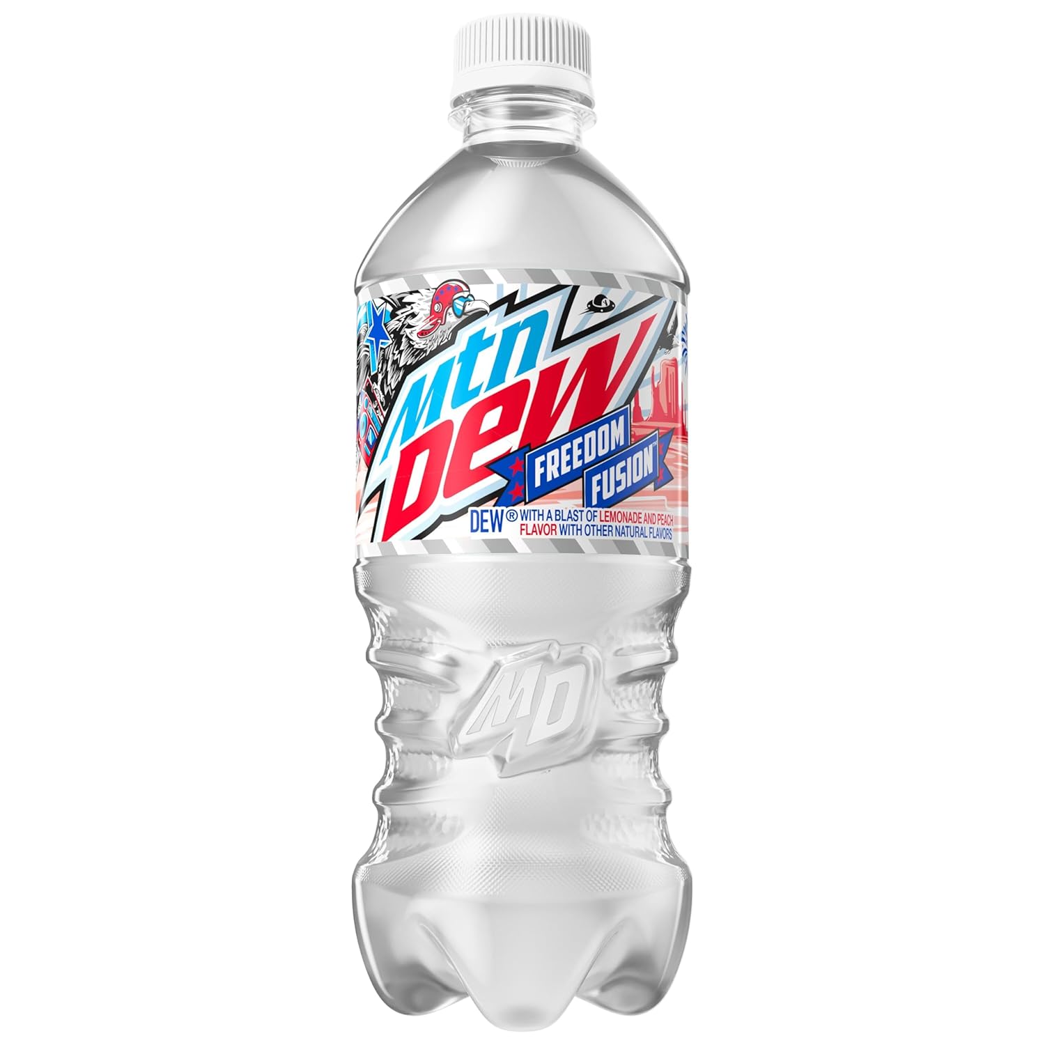 Amazon.com : Mountain Dew Freedom Fusion Soda Pop, 20 fl oz Bottle ...