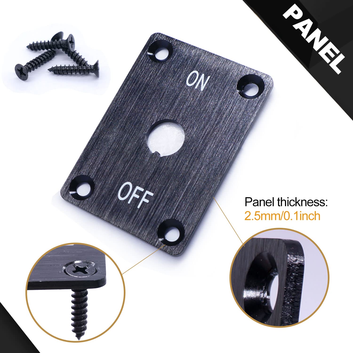 Snapklik.com : Twidec/Rocker Toggle Switch Metal Panel