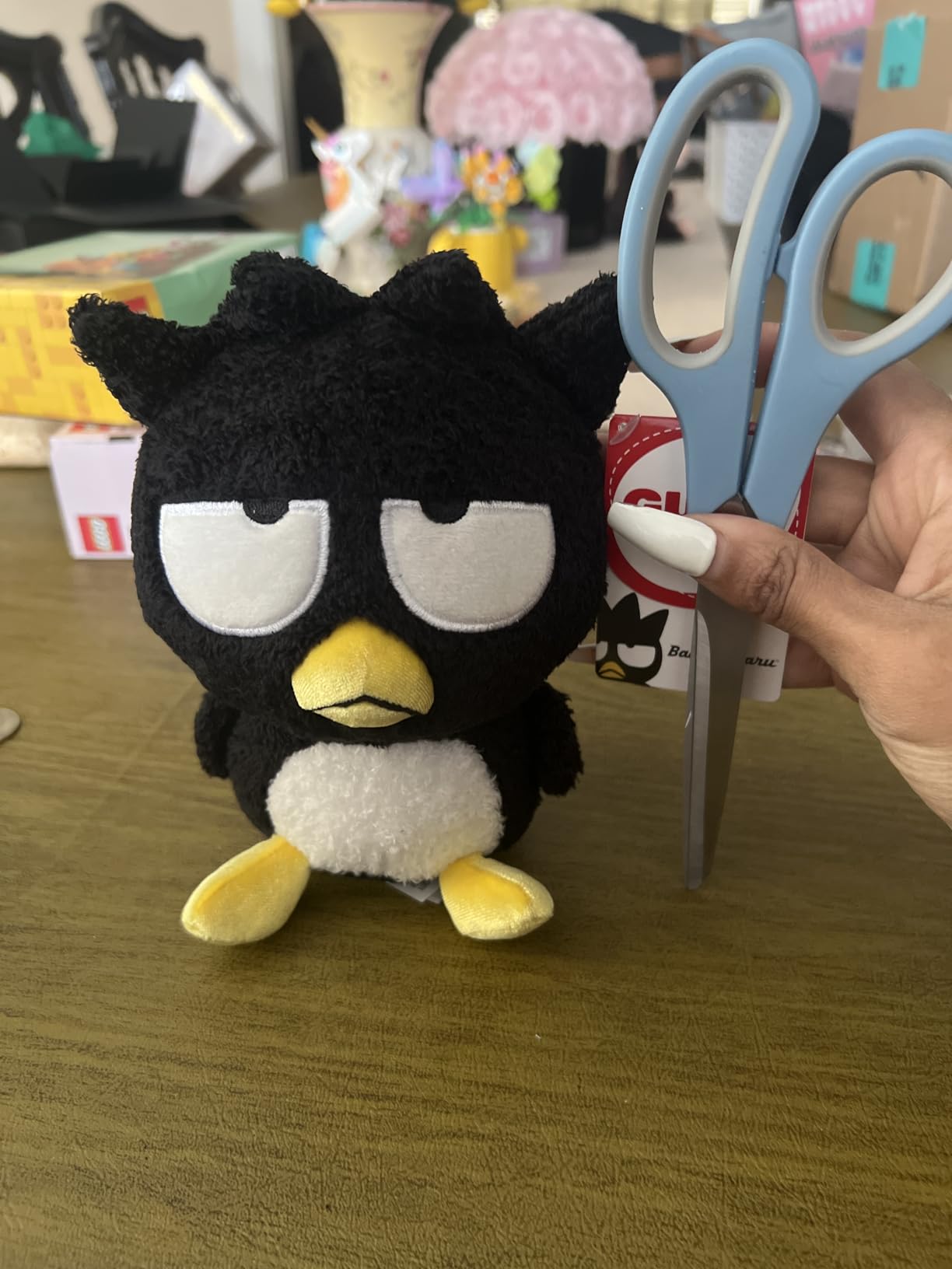 Amazon.com: GUND Sanrio Bad Badtz-Maru Plush, Kawaii Plushies, Penguin ...