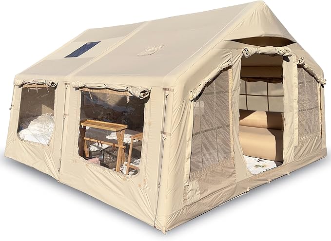 Amazon.co.jp: RBM OUTDOORS コアラエアテント インフレータブル キャンプテントハウス 6~10人用 キャンプ用 ...