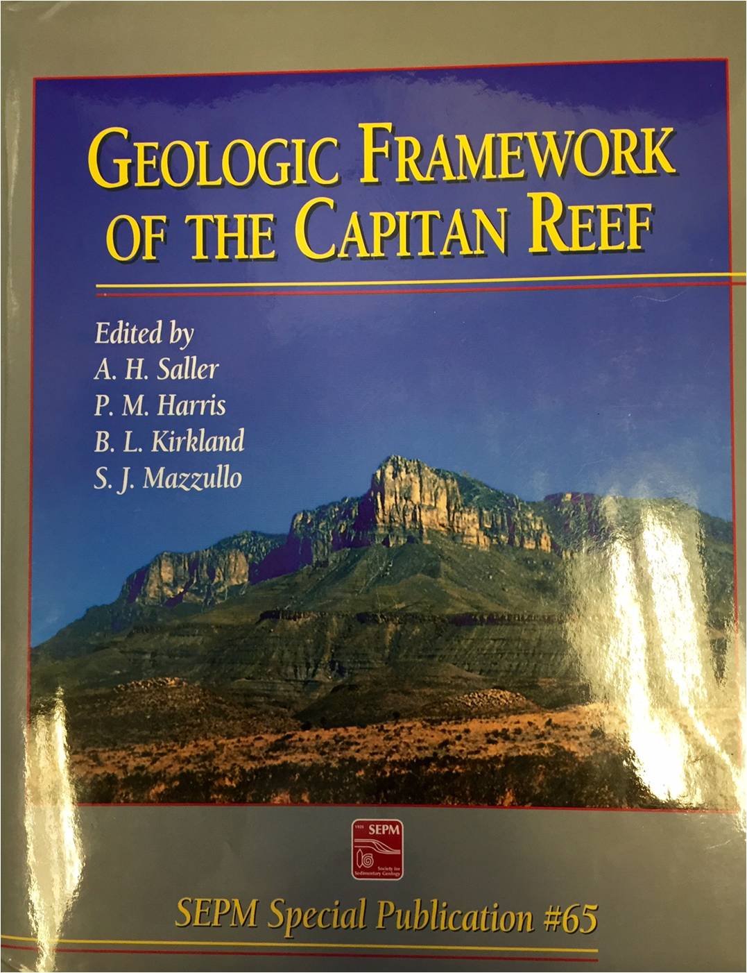 Geologic Framework of the Capitan Reef: Saller, Arthur H ...