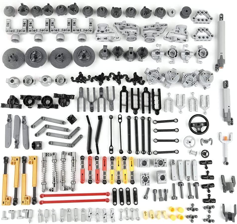 Amazon.com: Habow 169pcs Technic-Parts Axle-Pin-Connector Compatible ...