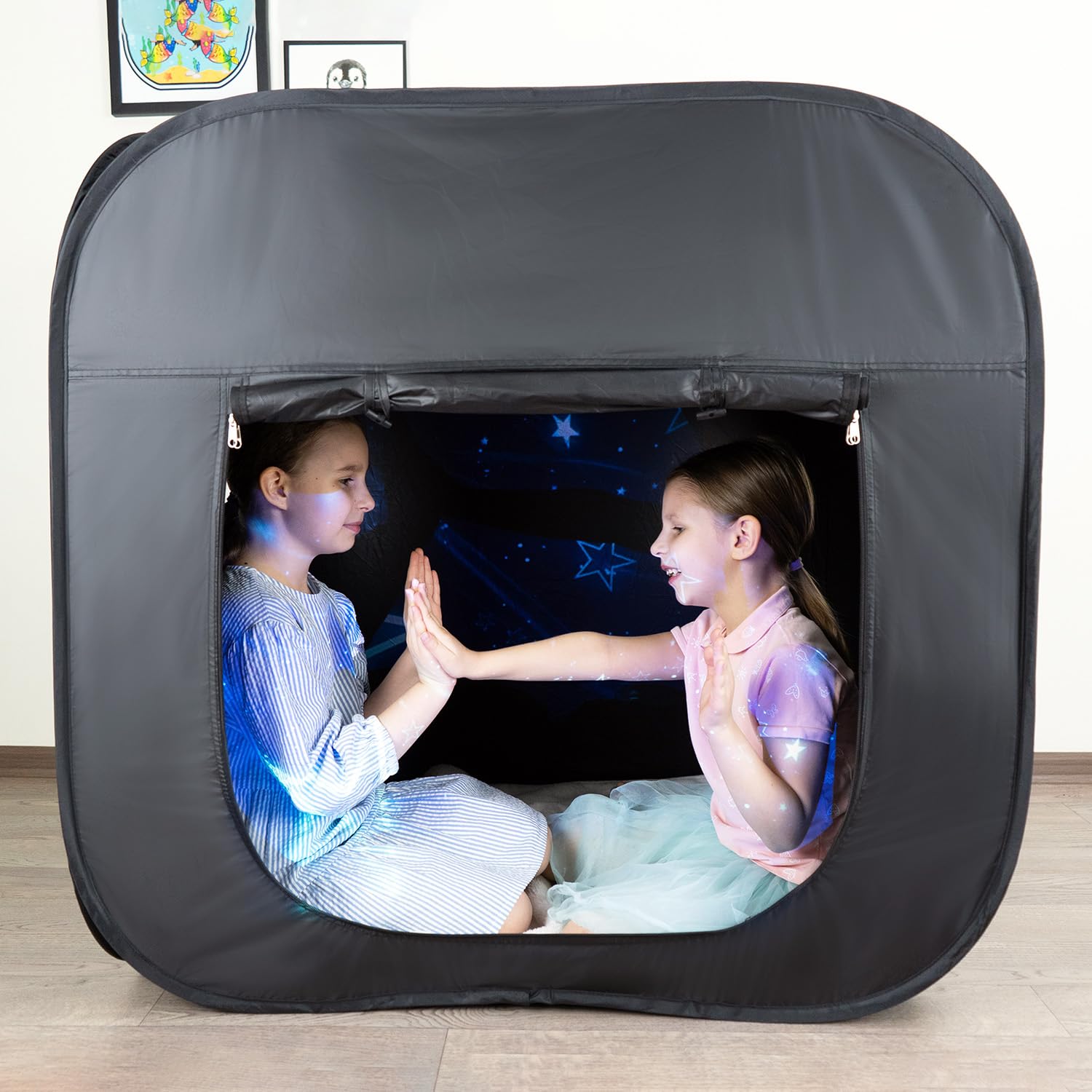 Sensory Tent for Kids - Blackout Sensory Room Pop-up Play Tent for ...