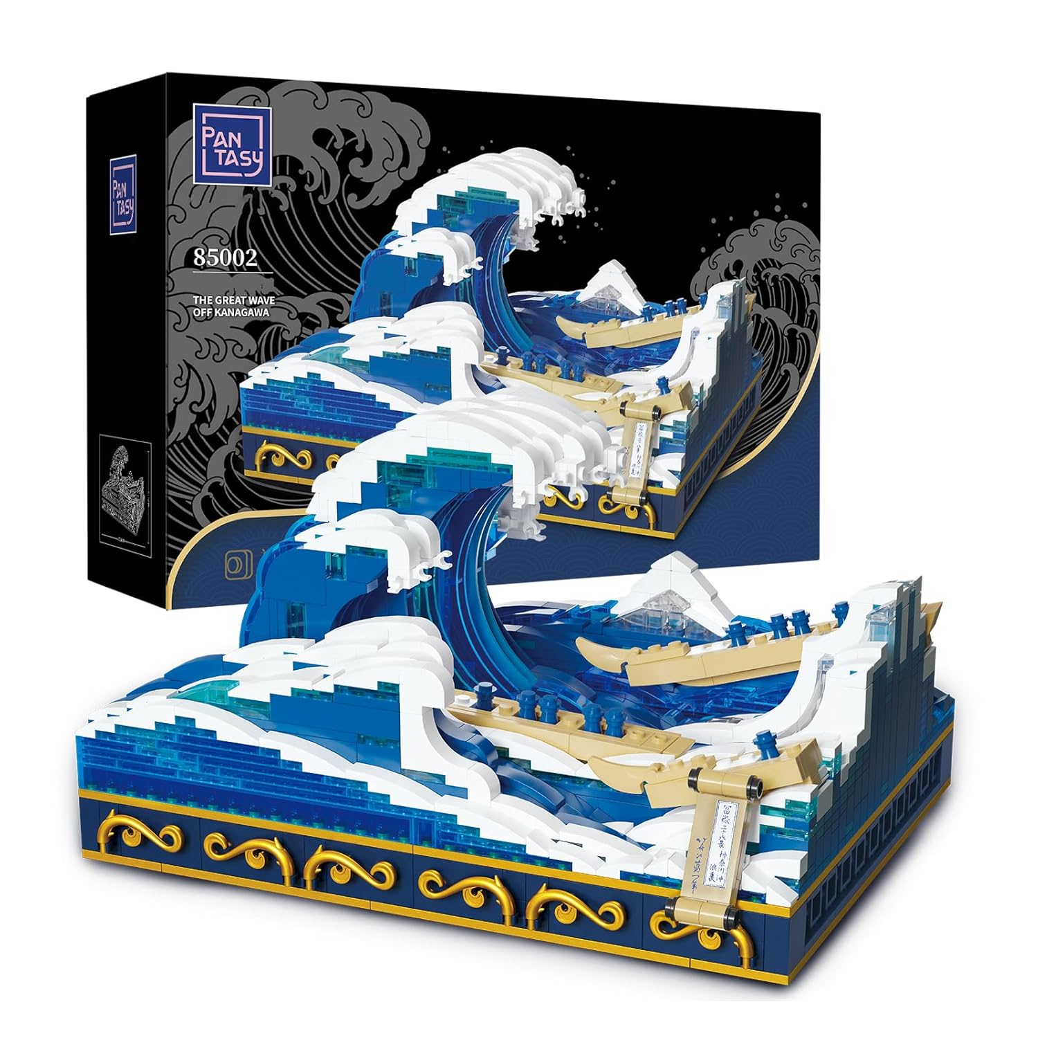 BRICKKK Ukiyo-e Art Hokusai Building Sets for Adults – The Great Wave ...
