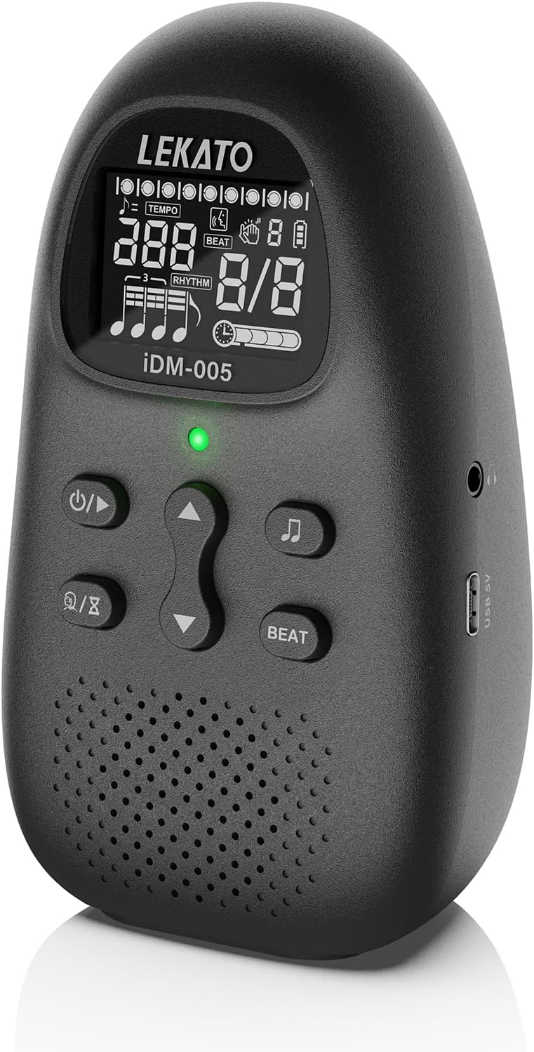 Amazon.com: Digital Metronome with Timer, Electronic Vocal Metronome ...