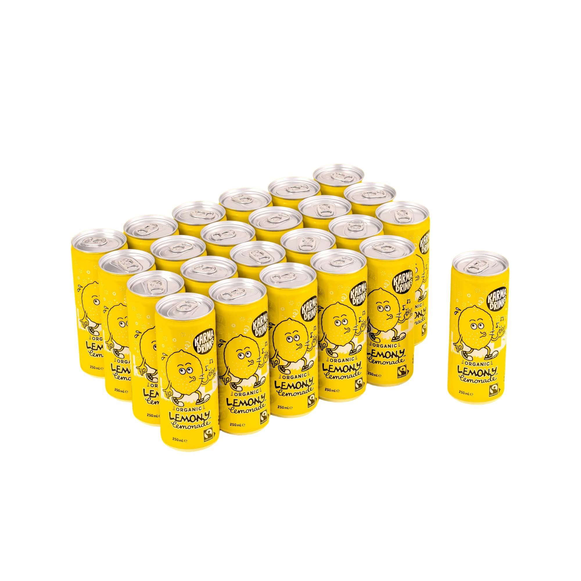 Karma Drinks Lemony Lemonade (24 x 250ml Cans), Natural Ingredients ...