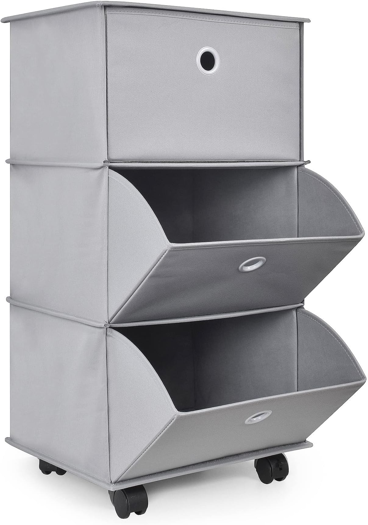 Amazon.com: Shoe Storage Boxes-3 Layers Foldable Large Stackable ...