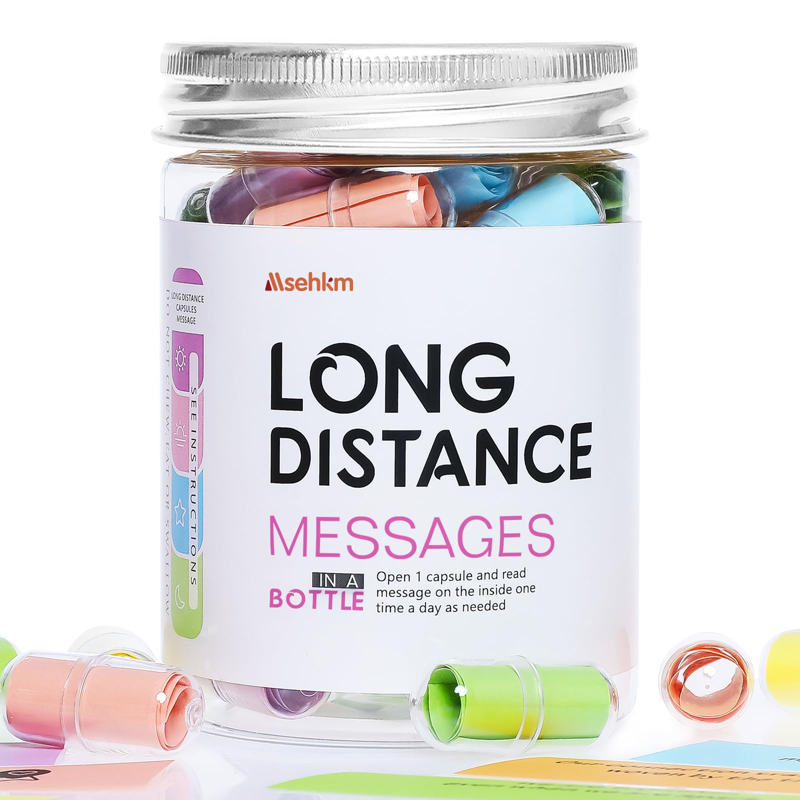 Amazon.com: MSEHKM Love Messages in a Bottle Ideal for Long Distance ...