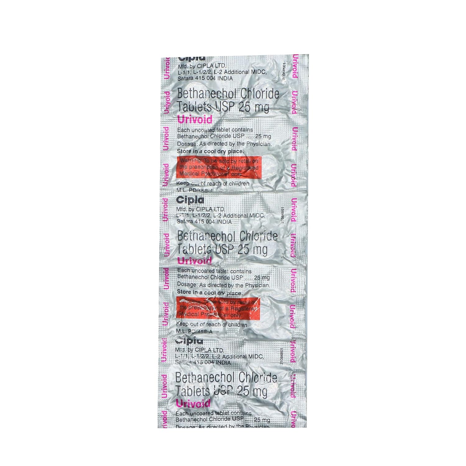 Urivoid 25 - Strip of 10 Tablets : Amazon.in: Fashion