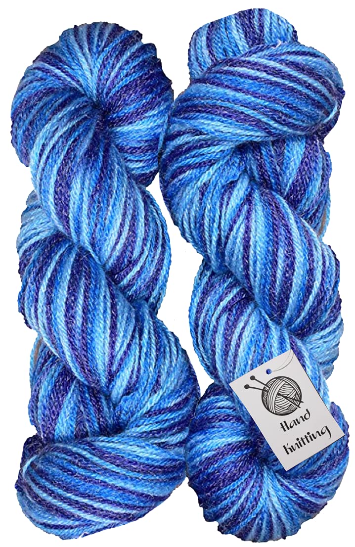 Multi Tone Of Wool HAND FELTED CHONKY TWO TONE MERINO ART YARN