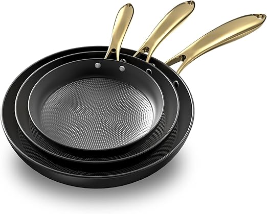 Amazon.com: imarku Non Stick Frying Pans, Nonstick Cast Iron Skillets 3 ...