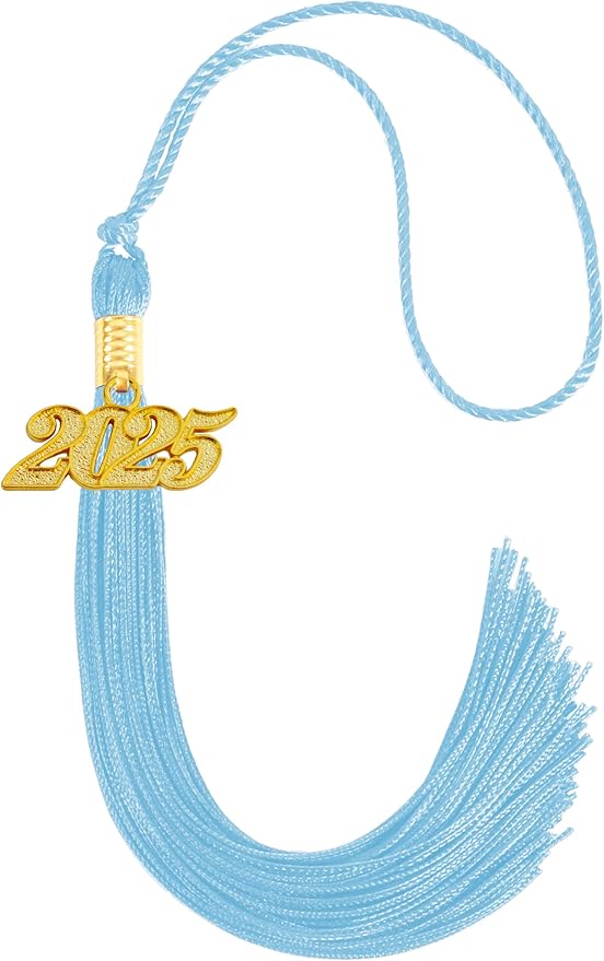 Amazon.com: GRADFTY 2025 Tassel Graduation, Light Blue Tassel 2025