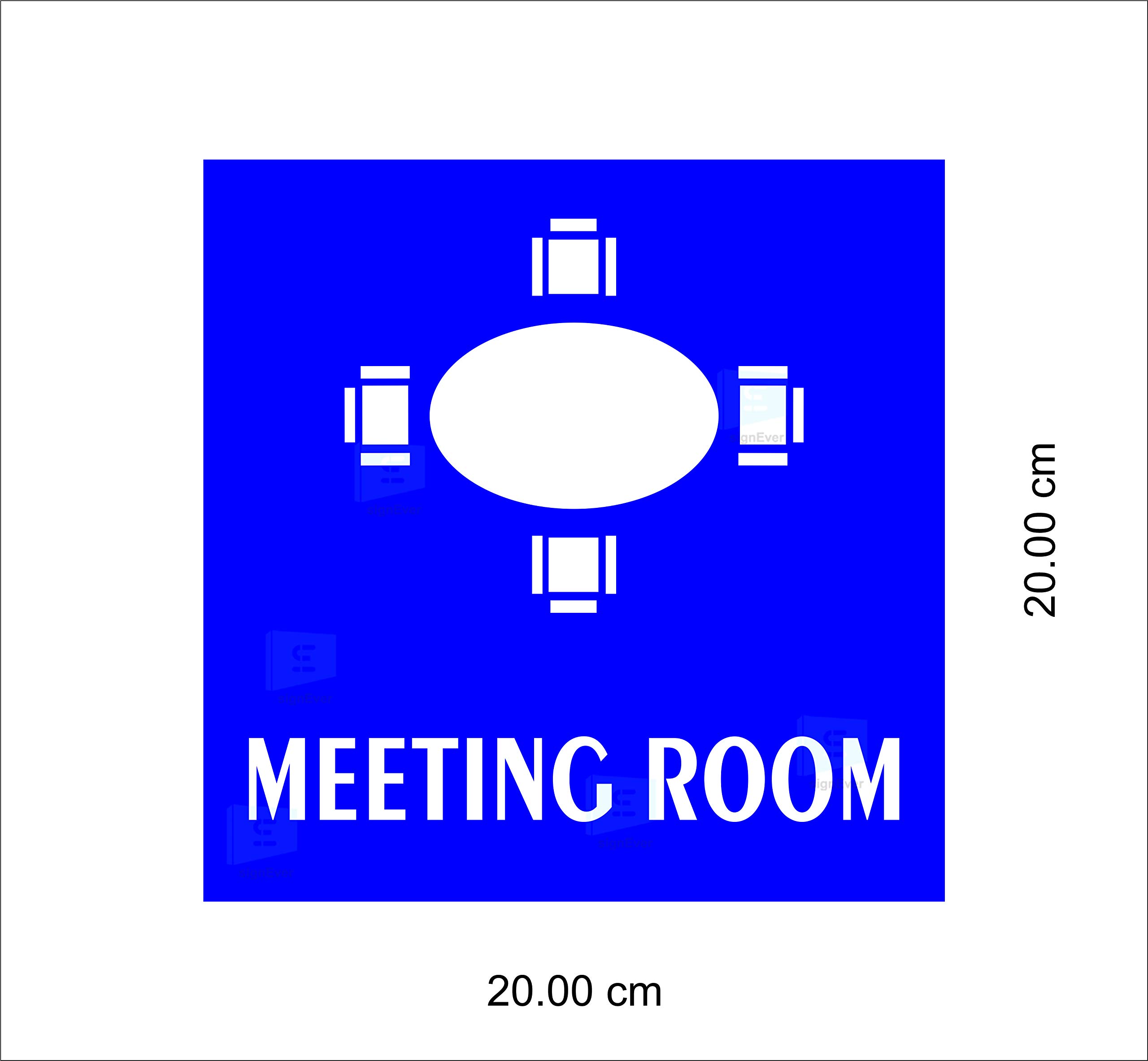 Buy SIGN EVER Meeting Room Sign Boards Office School College Company ...