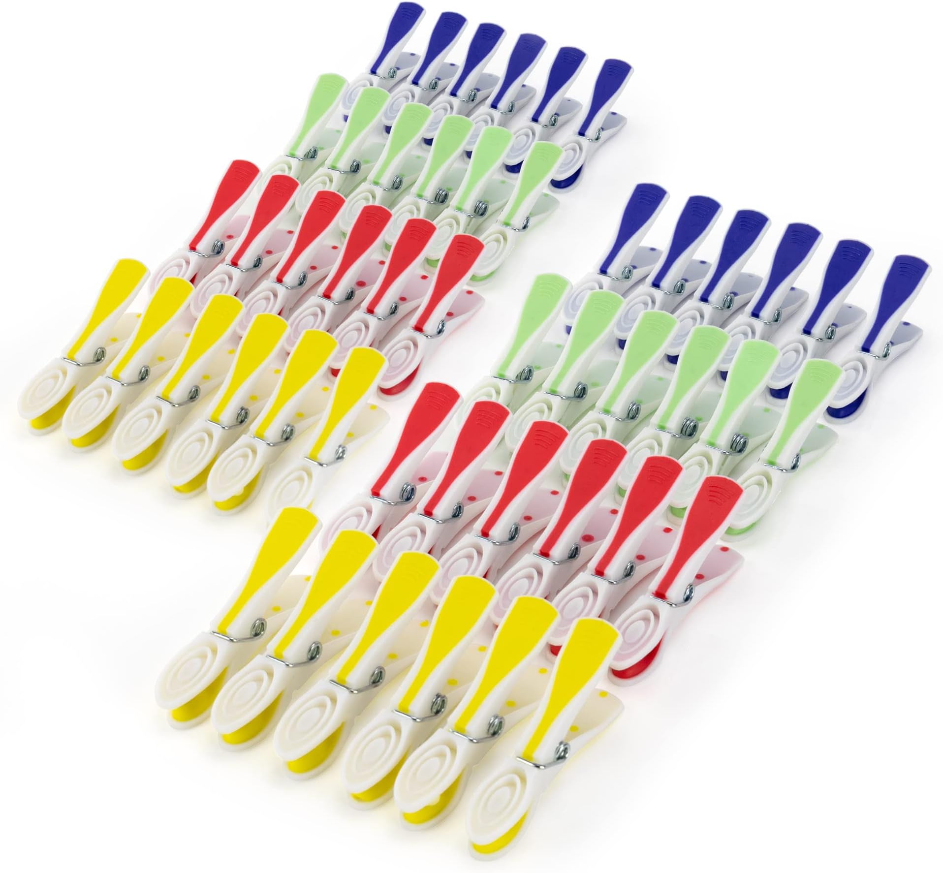 Fabsome Pegs for Washing Line Pack of 44, Non Slip Soft Grip Strong ...