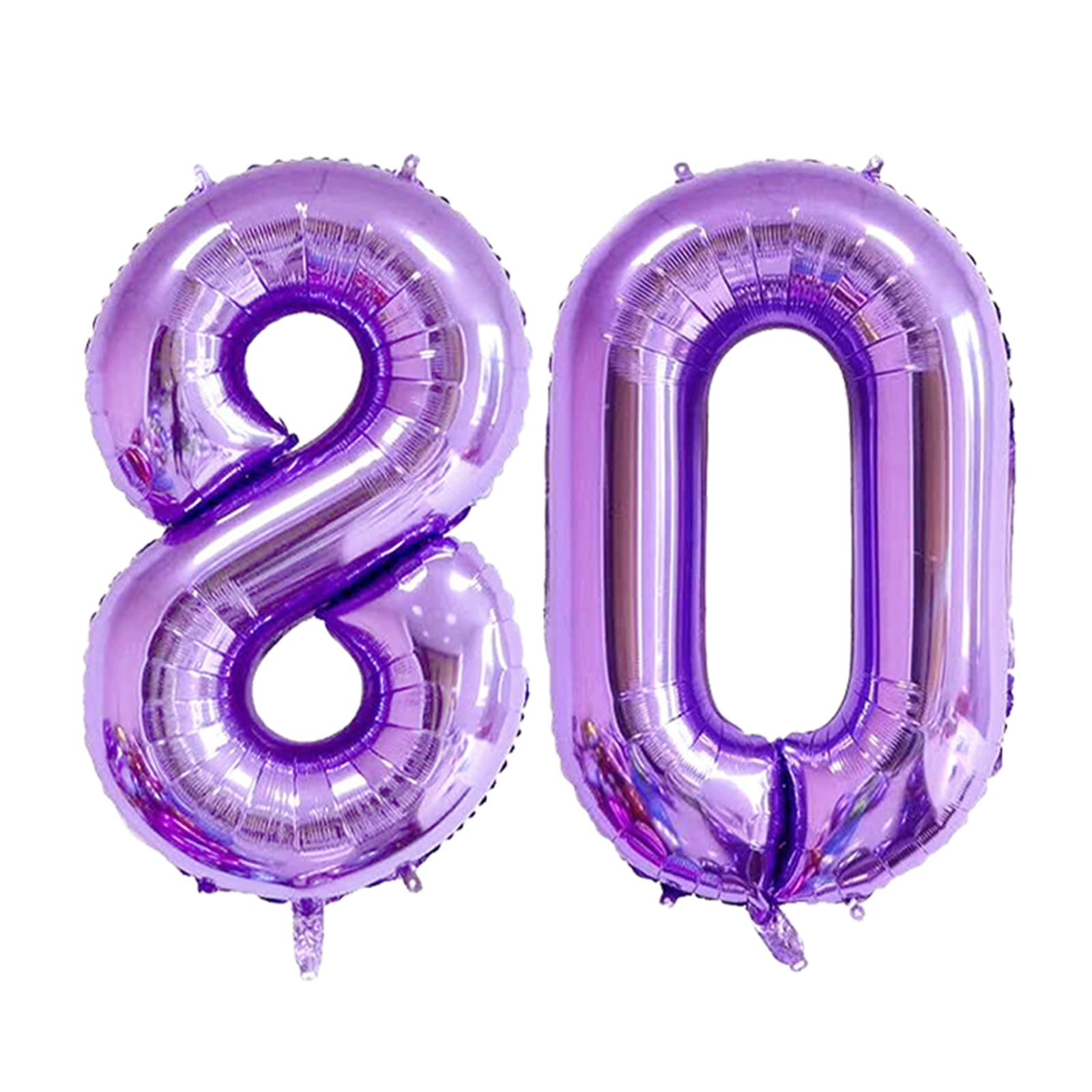 Amazon.com: Number 80 Balloons 32 Inch Digital Balloon Alphabet 80th ...