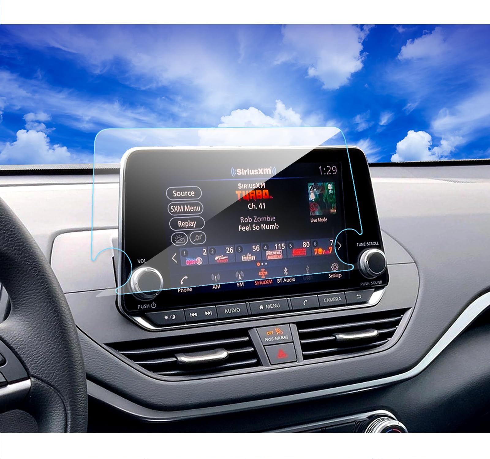 Amazon.com: TTCR-II Navigation Display Screen Protector For Nissan ...