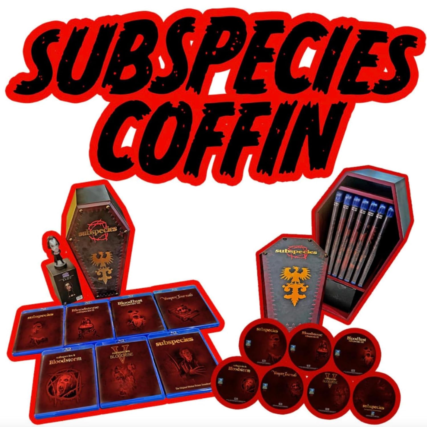 Amazon.com: Subspecies 1991-2023 Deluxe Bluray Coffin Box Set : Movies & TV