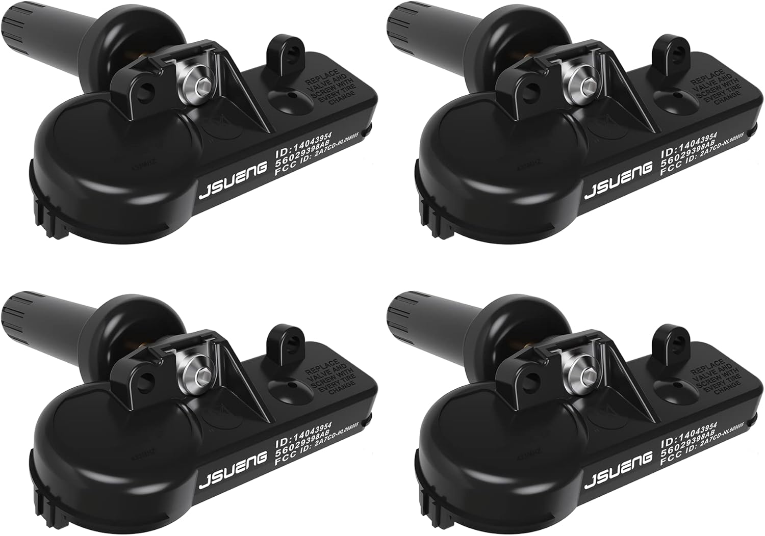 Amazon.com: Jsueng 56029398AB TPMS Sensor 433MHz, Set of 4 Tire ...