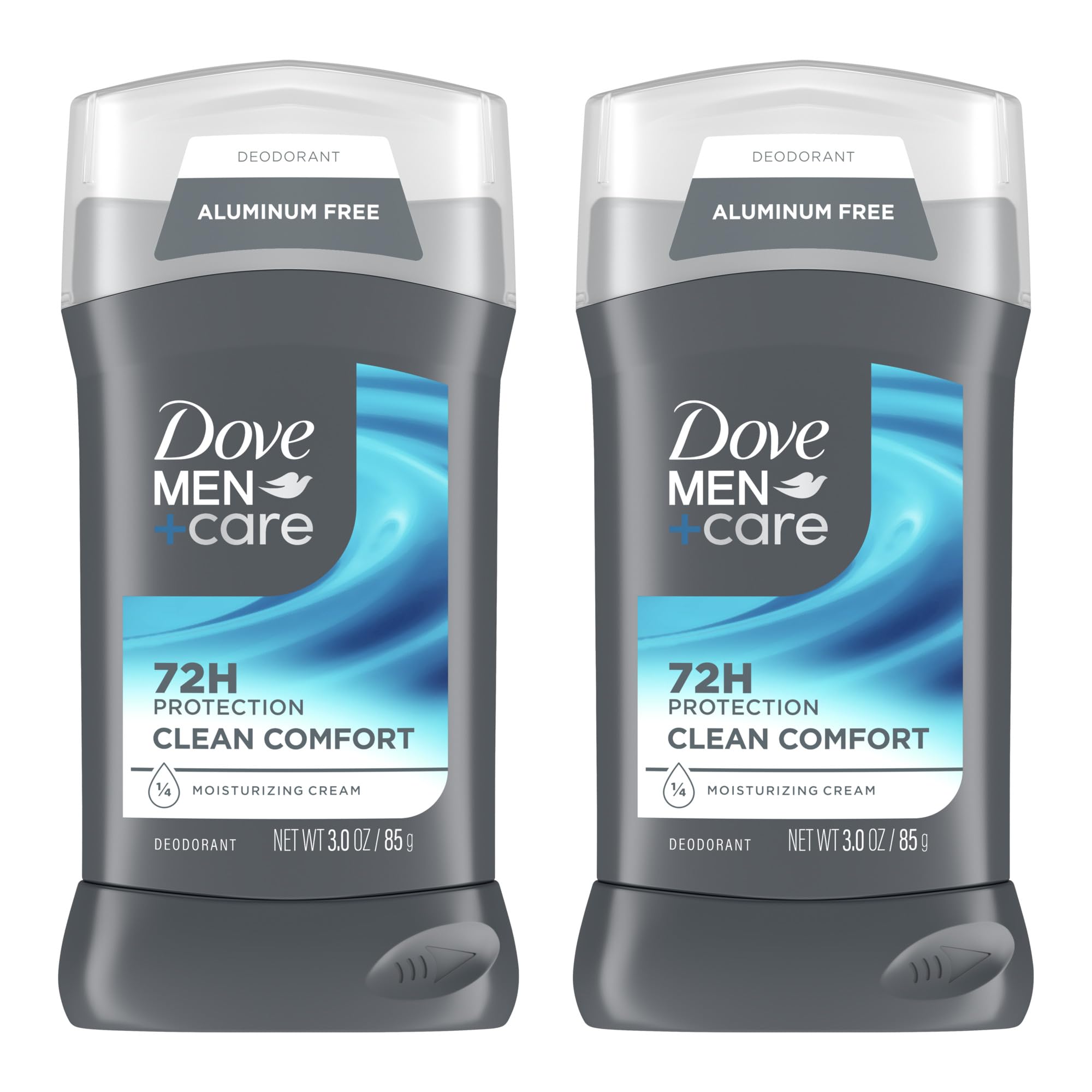 Dove Men+Care Deodorant Stick for Men Clean Comfort Pack of 2 Aluminum ...
