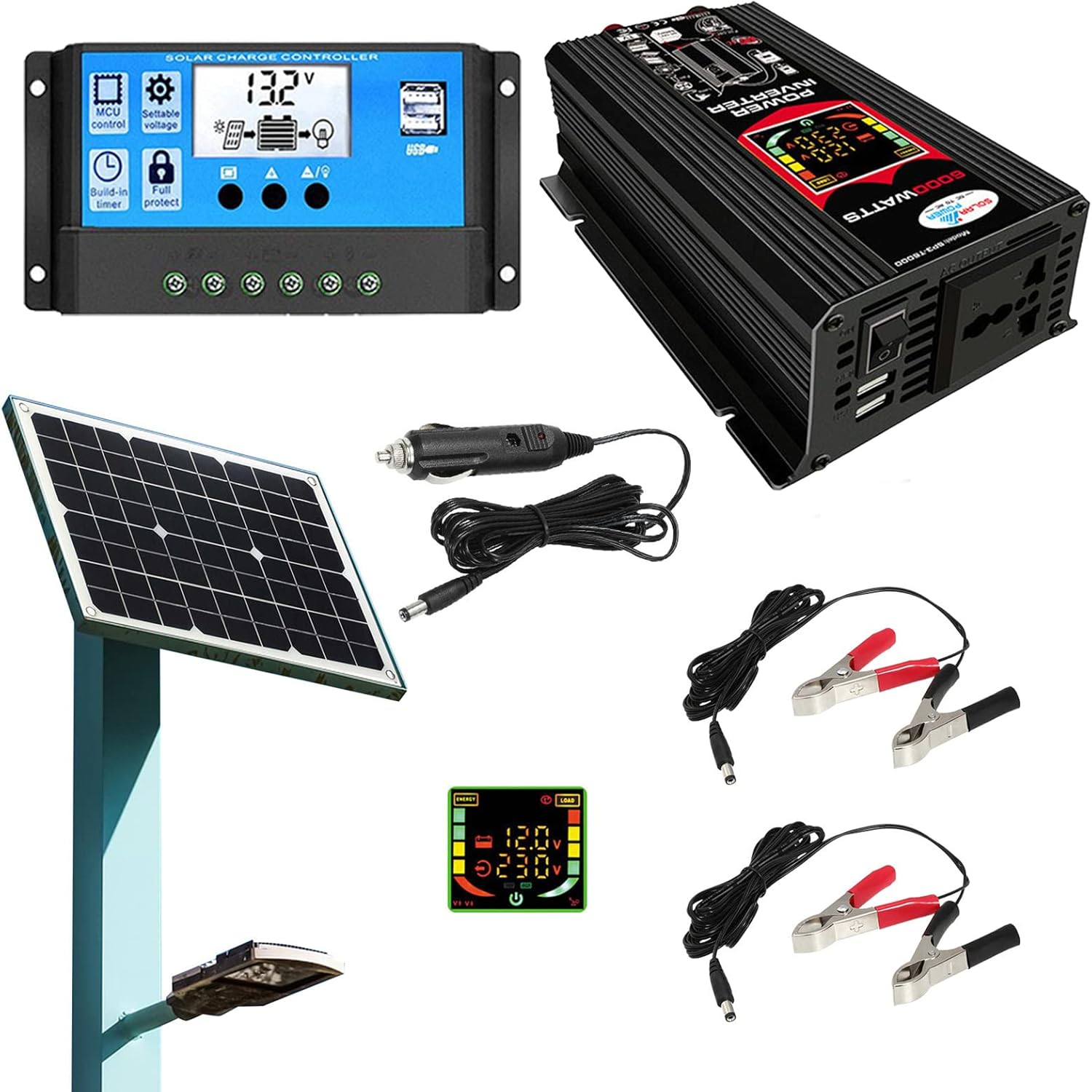 Solar System Kit, Portable Station Kit, Solar Panel Stater Kit for RV ...