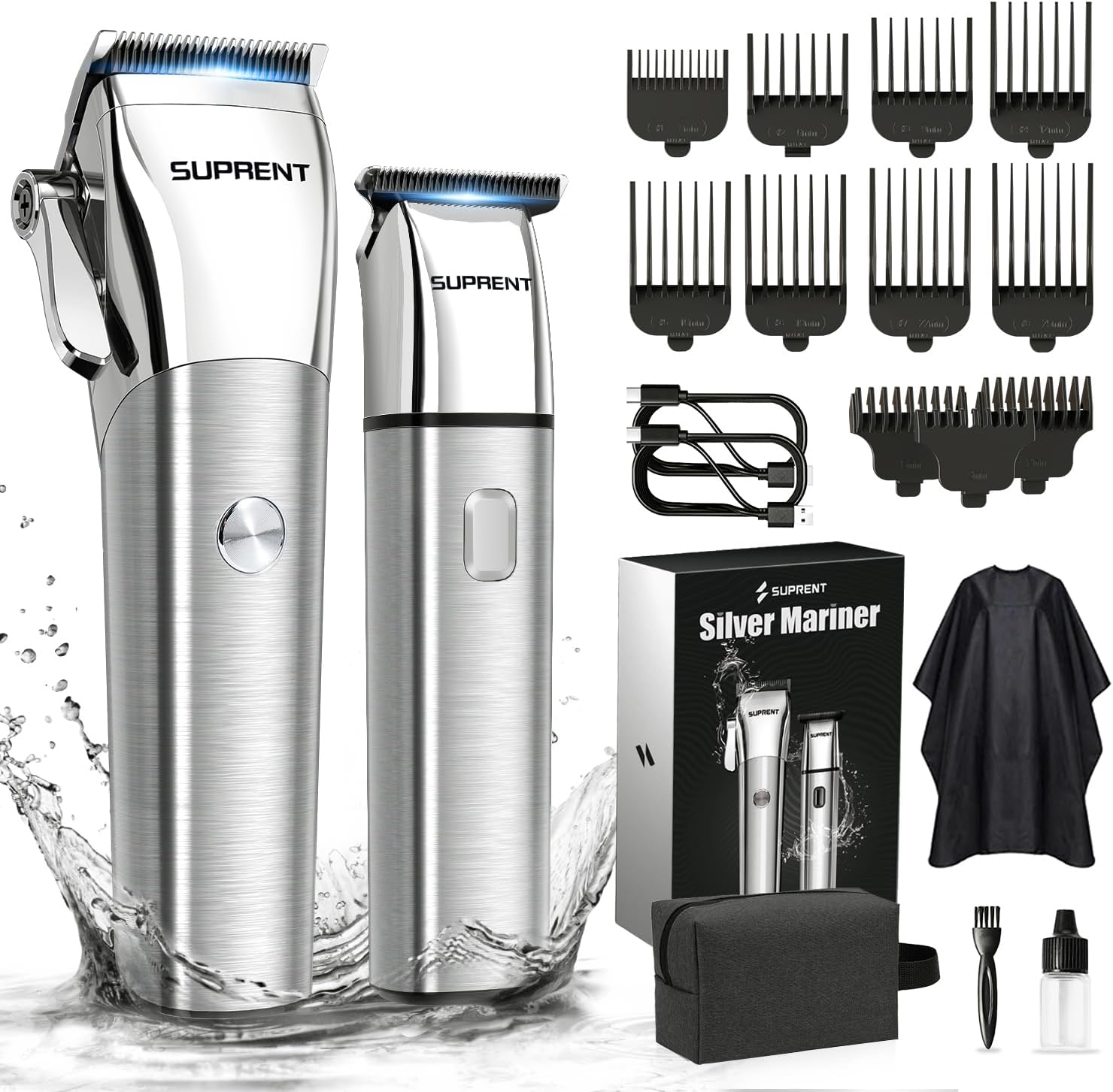 Amazon.com: Professional Hair Clippers Kit for Men Beard Trimmers with ...