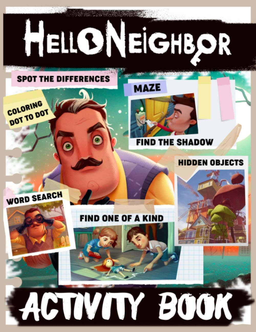 Buy Hello Neighbor Activity Book: Hidden Objects, Coloring, Dot To Dot ...