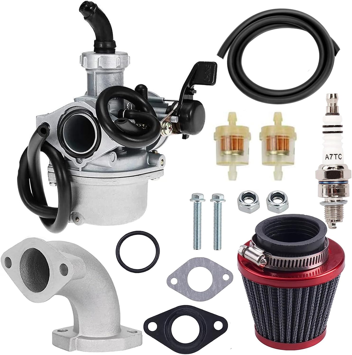 Amazon.com: PZ22 22MM Carburetor for 70cc 90cc 110cc 125cc XR CRF50 SSR ...