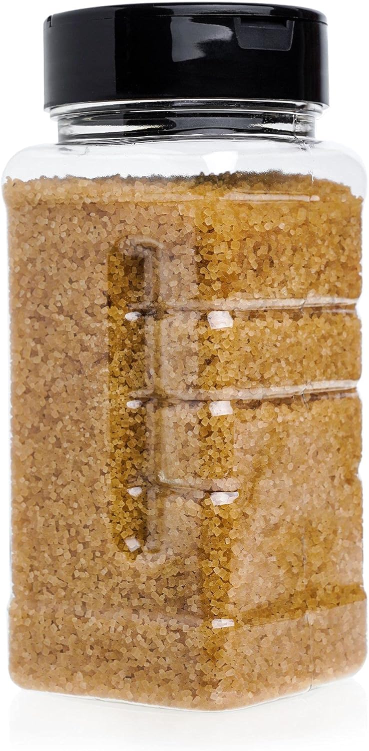 Pack of 6 Clear Plastic Spice & Food Storage Jars with Shaker Lids ...