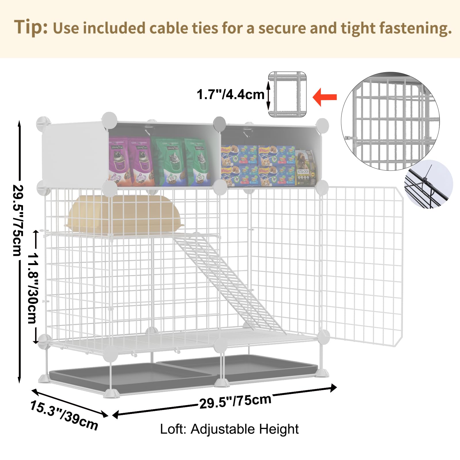 Snapklik.com : STILLCOVE Rabbit Cage Indoor
