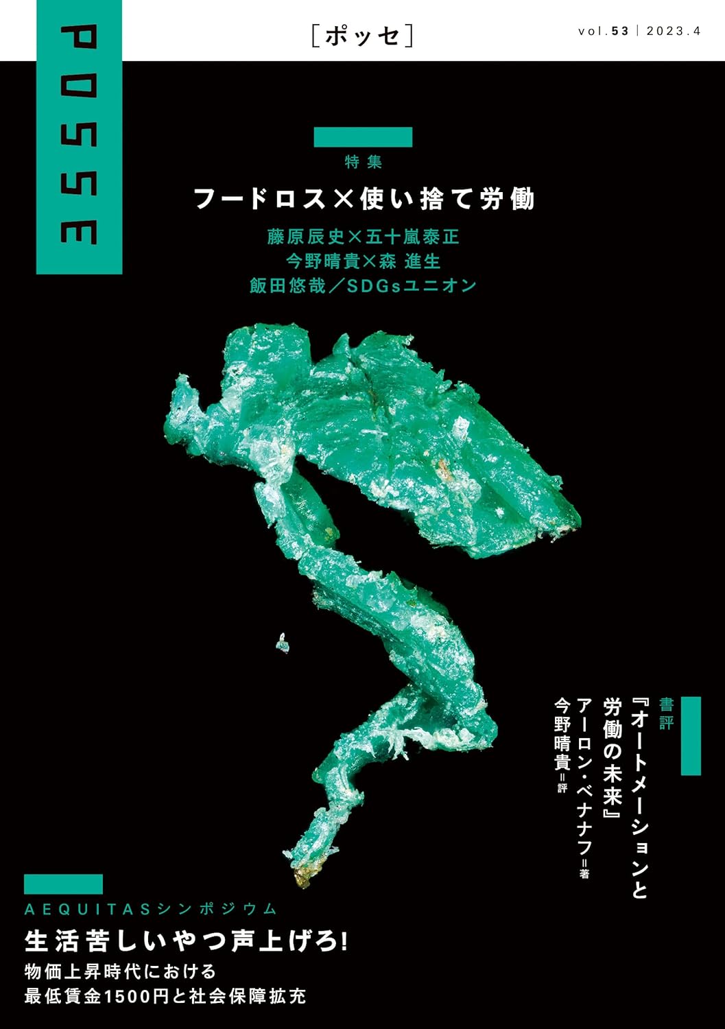 POSSE vol.53 : POSSE編集部, 藤原 辰史, 今野 晴貴, 五十嵐 泰正, 森 進生, 飯田 悠哉, 荻田 航太郎, 笠原 ...