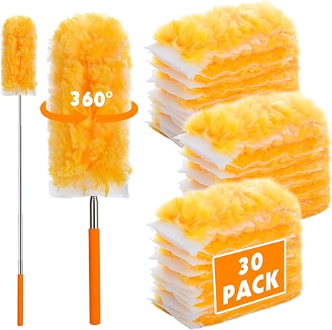 Amazon.com: Dusters for Cleaning Disposable, Duster Refill Heads 30pcs ...