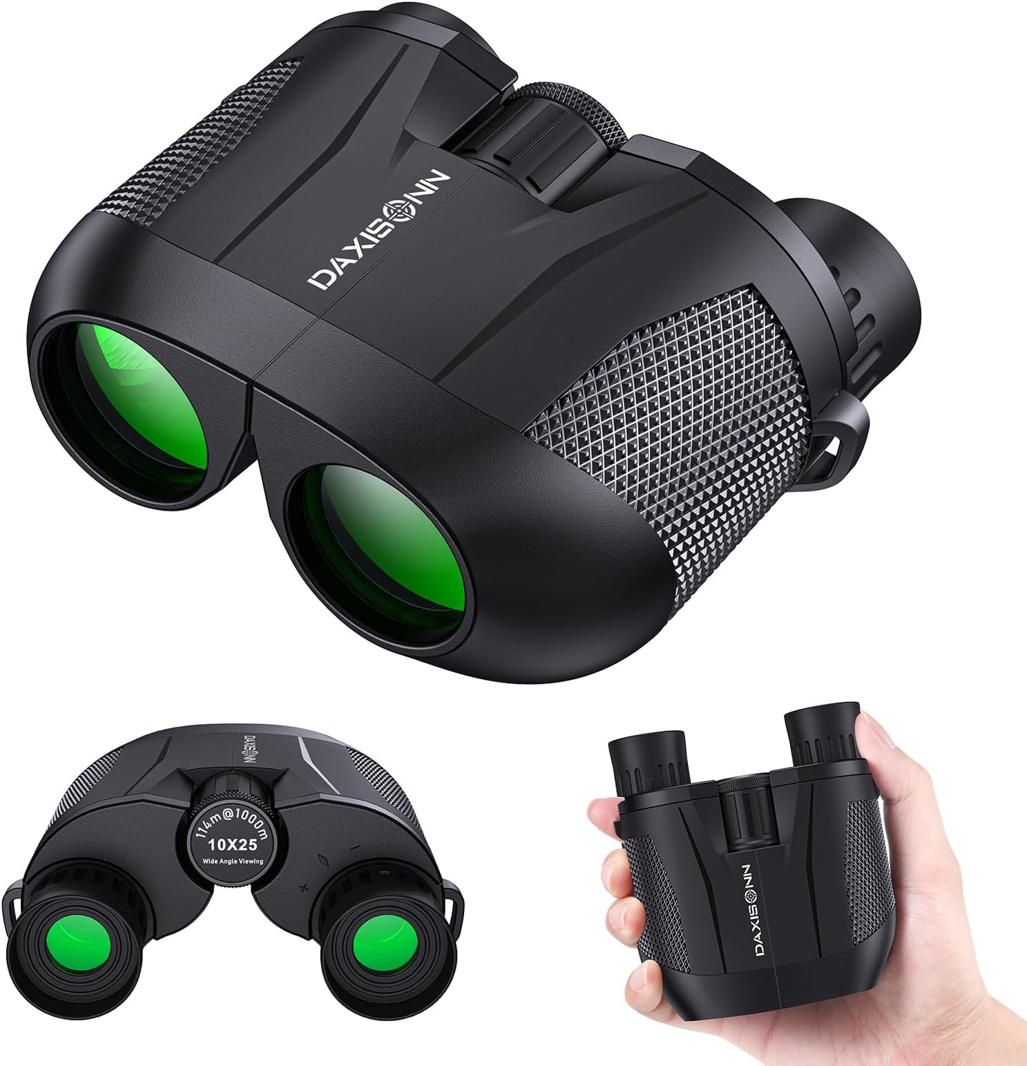 Amazon.com : 200x25 Compact Binoculars for Adults and Kids, High ...