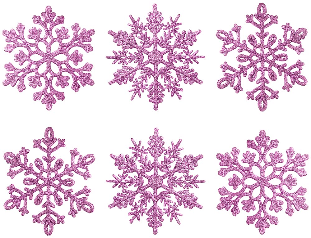 Purple Snowflake Clip Art