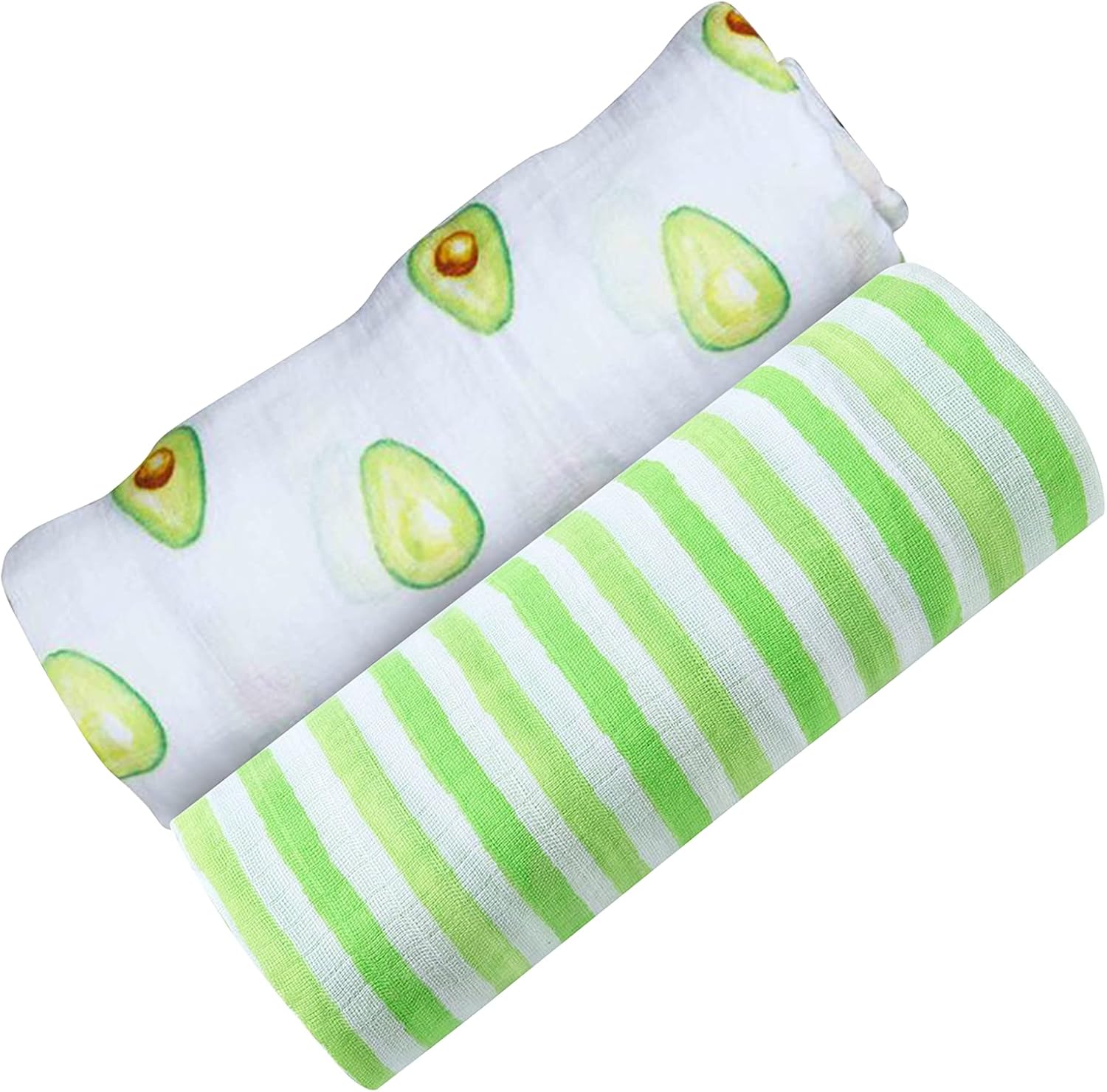 Amazon.com: Malabar Baby Certified Organic Swaddle Blanket Set ...