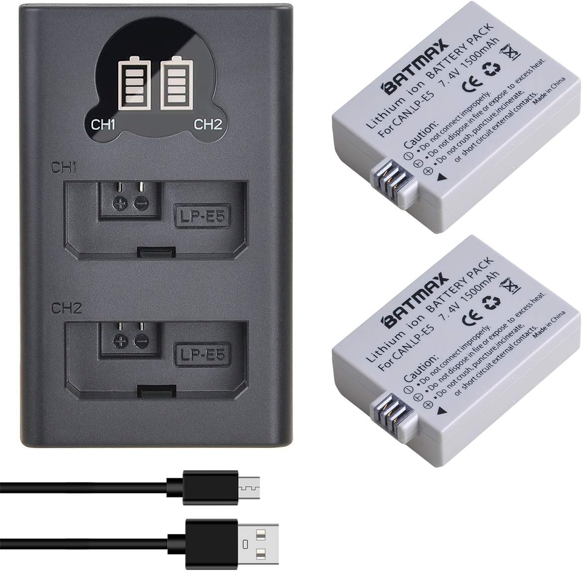 Amazon.com : STK LP-E5 Battery Pack for Canon LP-E5 Canon EOS Rebel XS, Rebel T1i, Rebel XSi ...