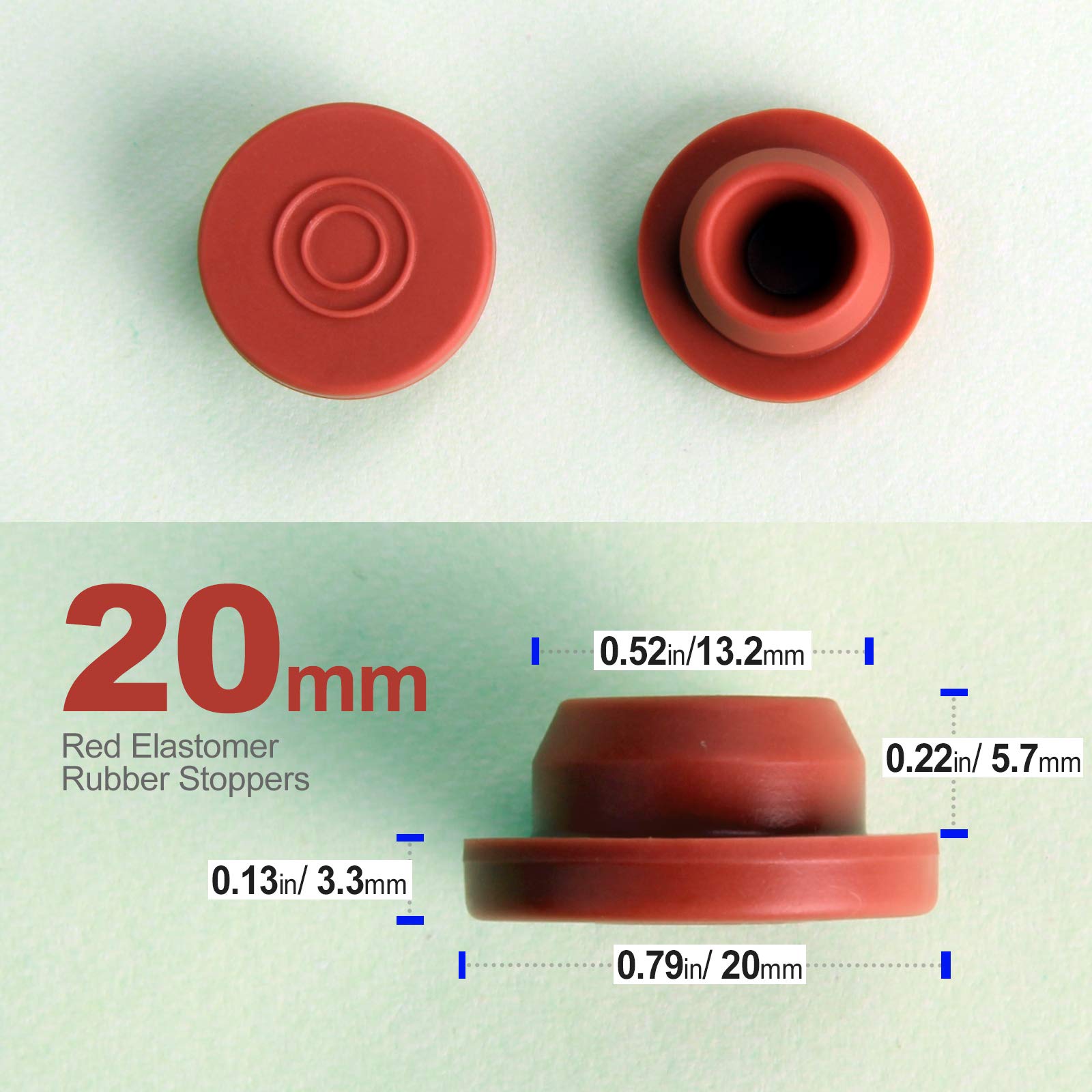 Snapklik.com : Ks-Tek 100Pcs 20mm Self Healing Injection Ports