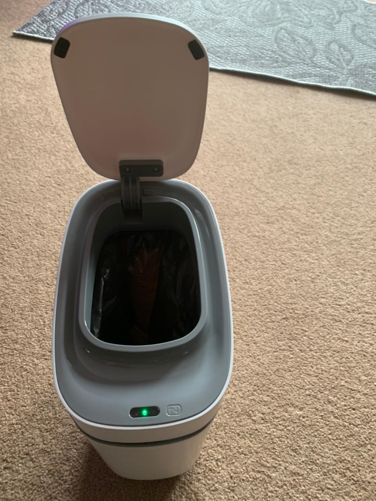 Automatic Trash Can with Lid, 15 Liter Smart Garbage Can, Touchless ...