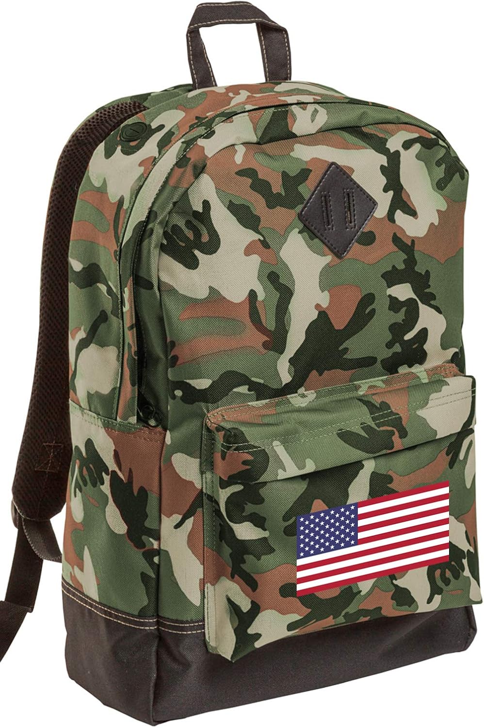 Amazon.com | Broad Bay American Flag CAMO Backpack MEDIUM USA Flag ...