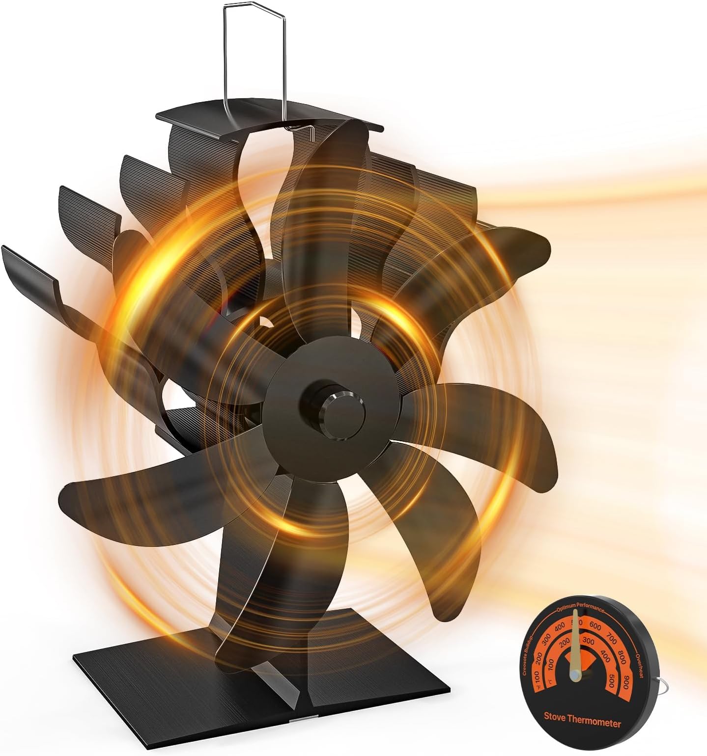 VonHaus Stove Fan – Log Burner Fire Fan for Wood Burning Stoves ...