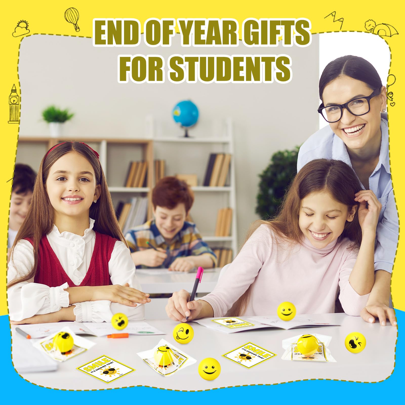 Snapklik.com : Meooeck 24 Pack Stress Balls End Of The Year Gifts For ...