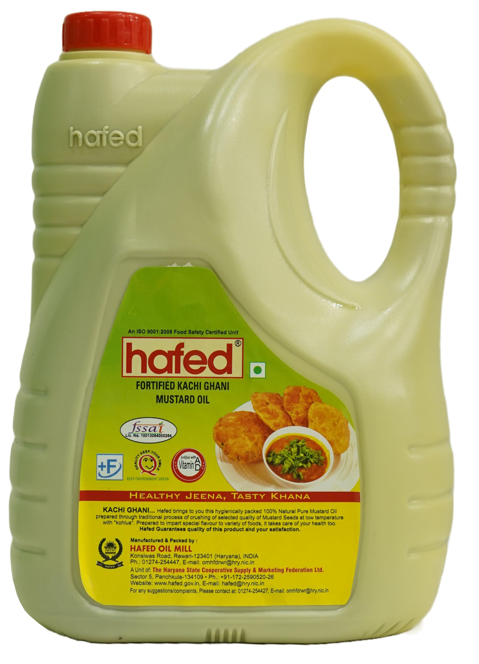 Hafed Healthy And Tasty Mustard Oil 5 Ltr : Amazon.in: Grocery ...