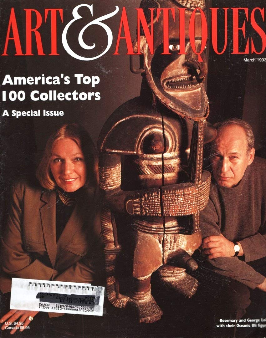 Art & Antiques March 1993 Special Issue America's Top 100 Collectors Dr ...