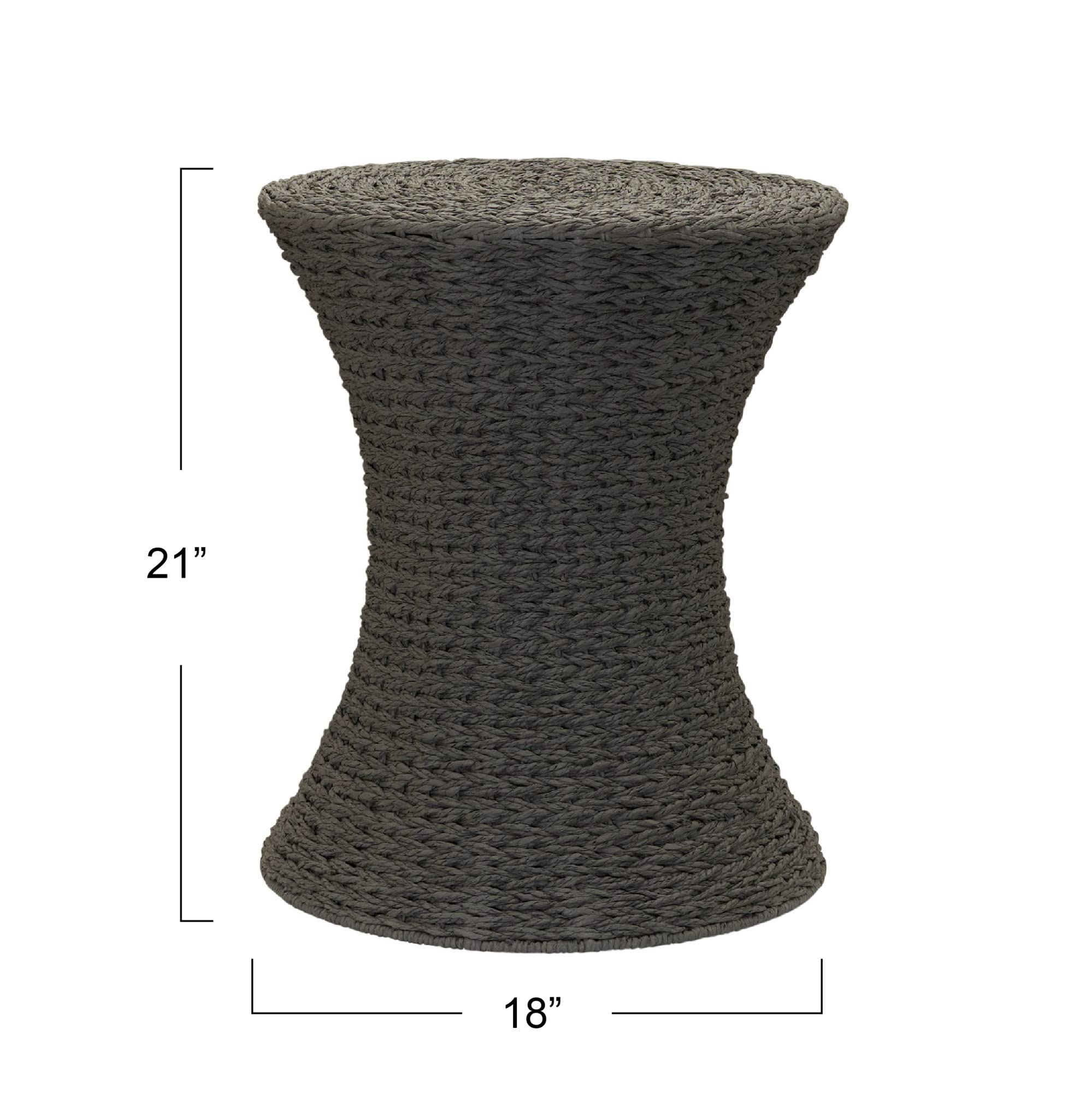 Snapklik.com : Household Essentials Handwoven Paper Rope Stool