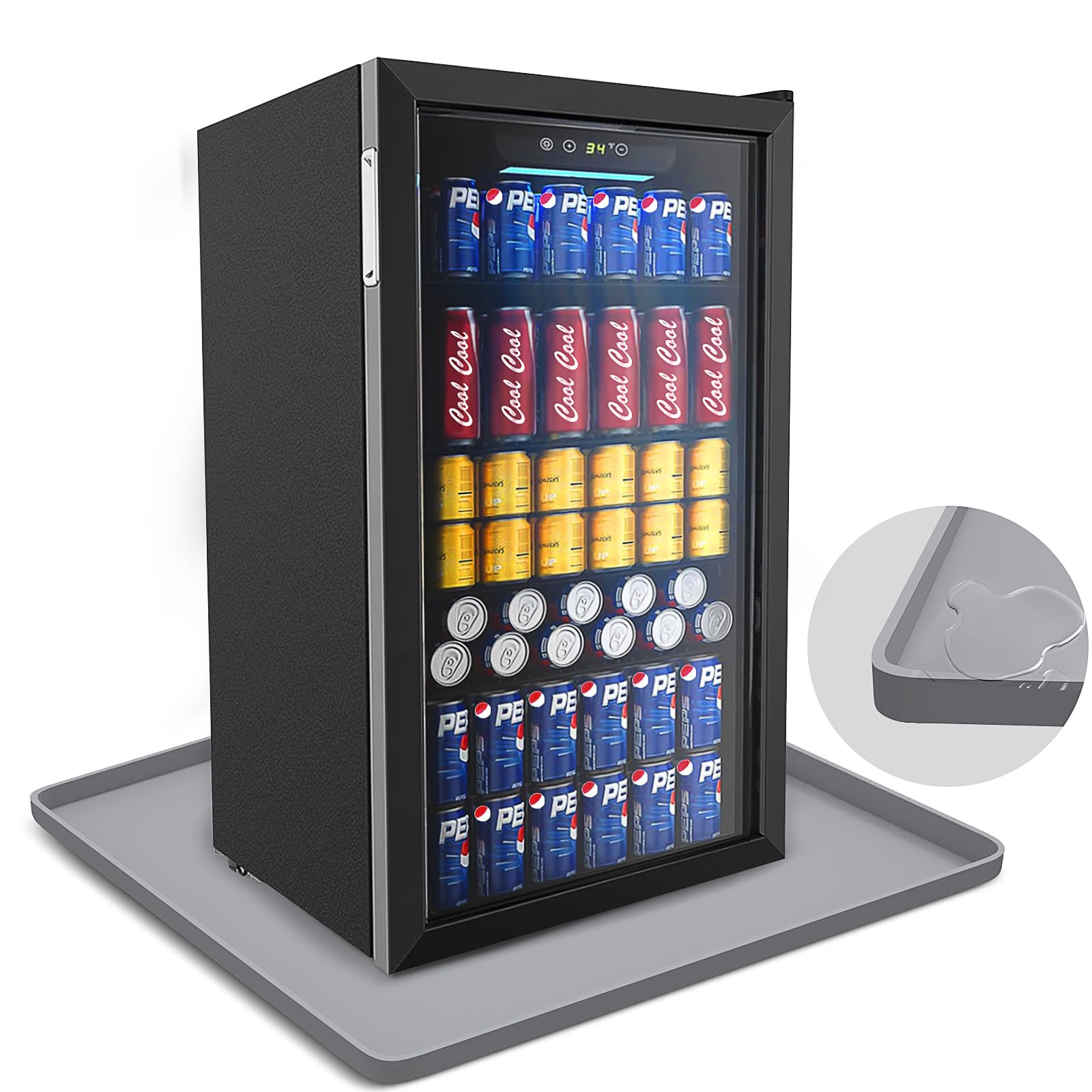 Snapklik.com : TOHONFOO Mini Fridge Silicone Mat