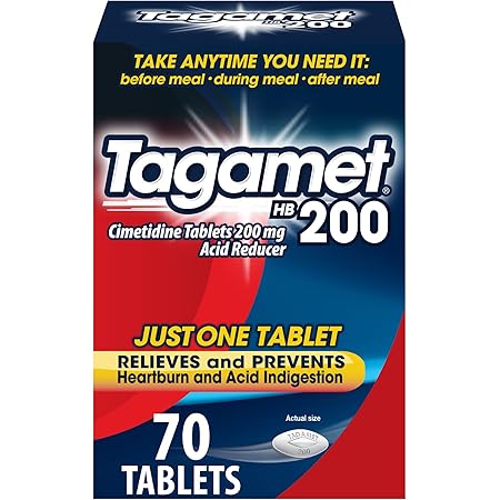 Amazon.com : Tagamet HB 200 mg Cimetidine Acid Reducer and Heartburn ...