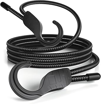 Buvcnsy 48" Adjustable Bungee Cords with Hooks, Heavy Duty Outdoor 6 ...