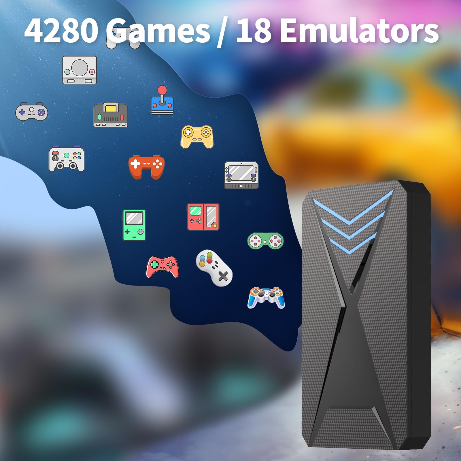 retro game console hypre base lbox emulator console, plug and play ...