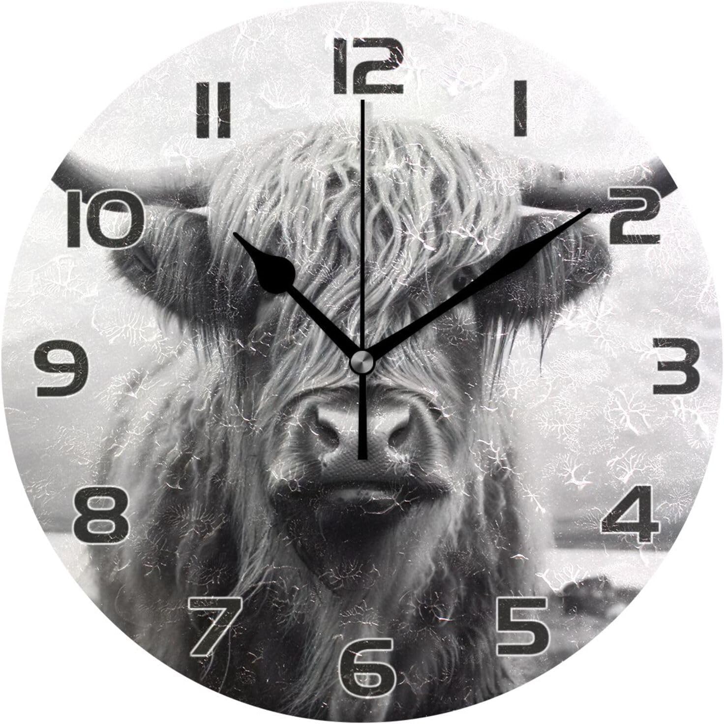 Amazon.com: Nemesis Now B3507J7 Highland Tickin' Clock 25cm Red, MDF ...