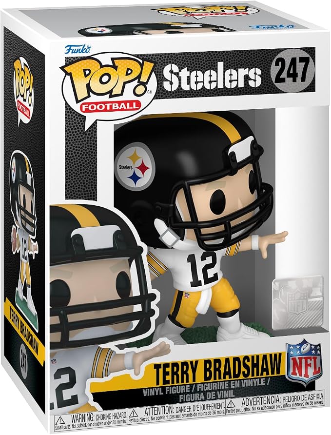 Funko Pop! NFL Legends: Steelers - Terry Bradshaw : Funko: Amazon.com ...